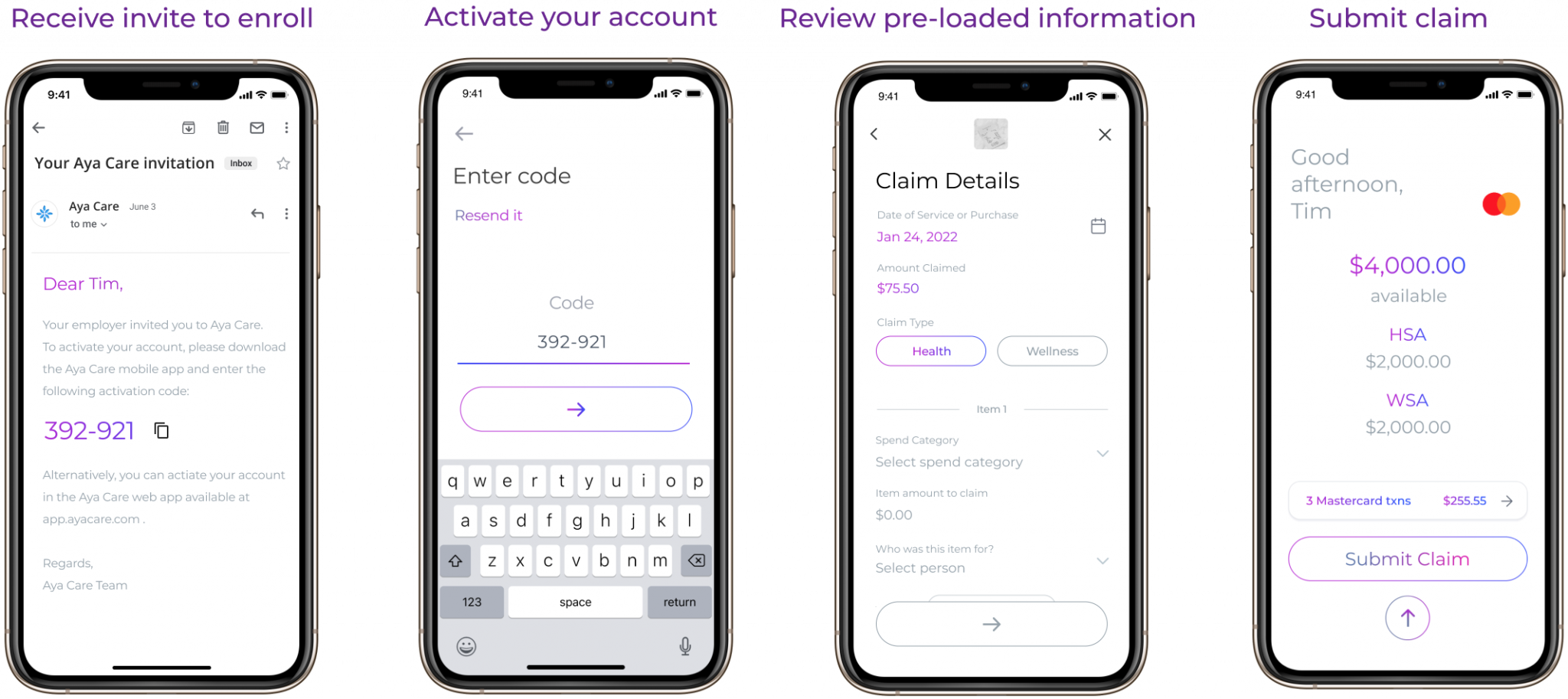 How it Works - Aya | HSA & WSA